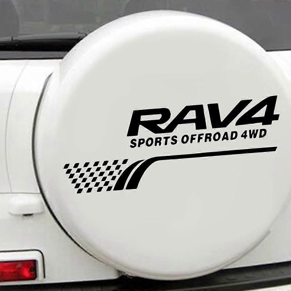 New Car Sticker Off-Road for Rav4 Spare Tire Decal Creative Racing ...
