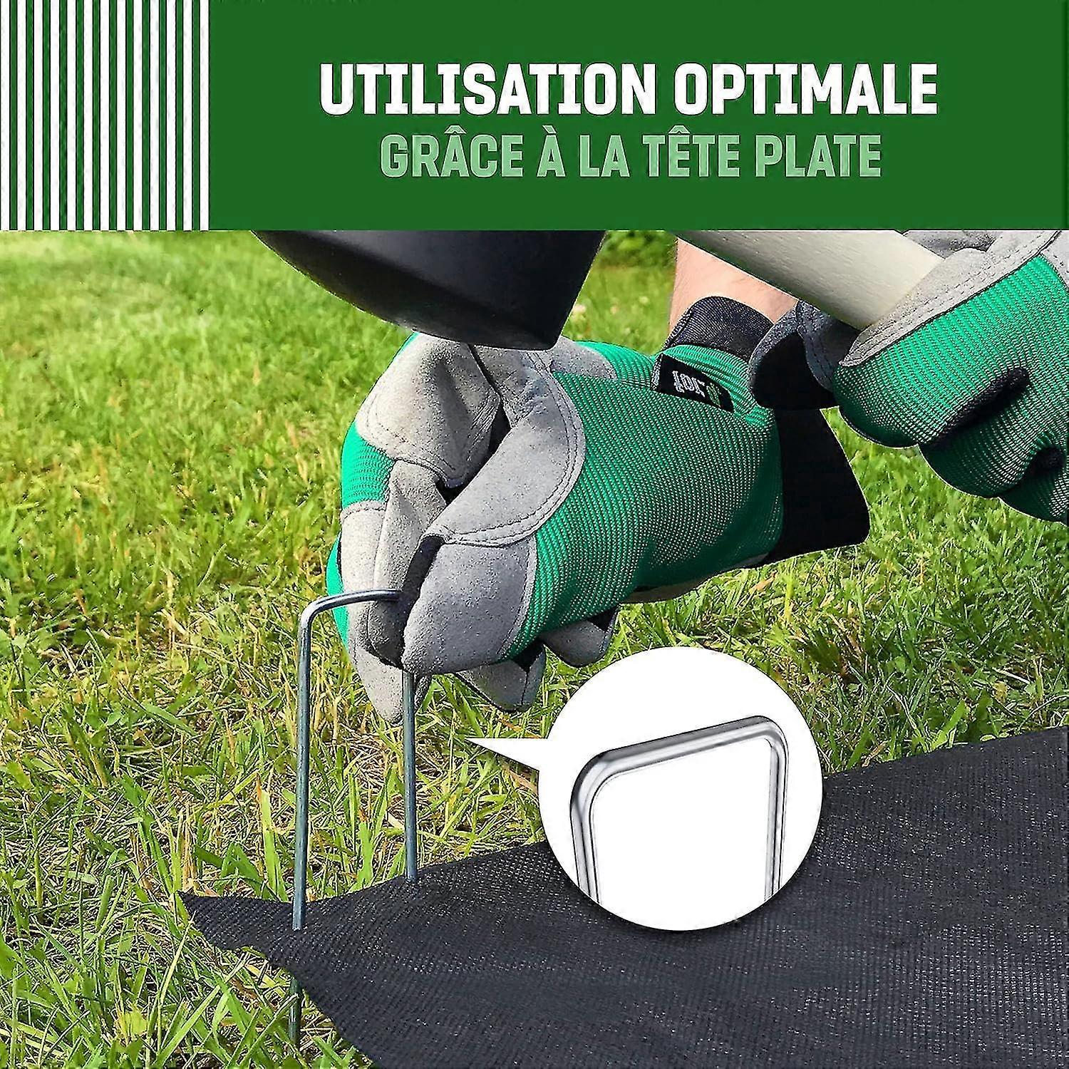 Galvanized steel spikes (100 pieces) - Strong spikes for covering ...