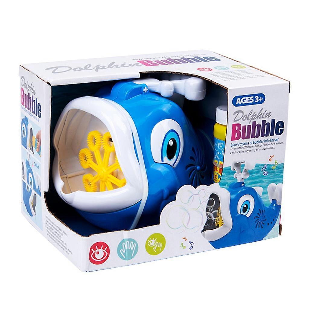 Blue/Pink Bubble Machine Bubble Blower Bubble Maker Fish Bubble Blower ...