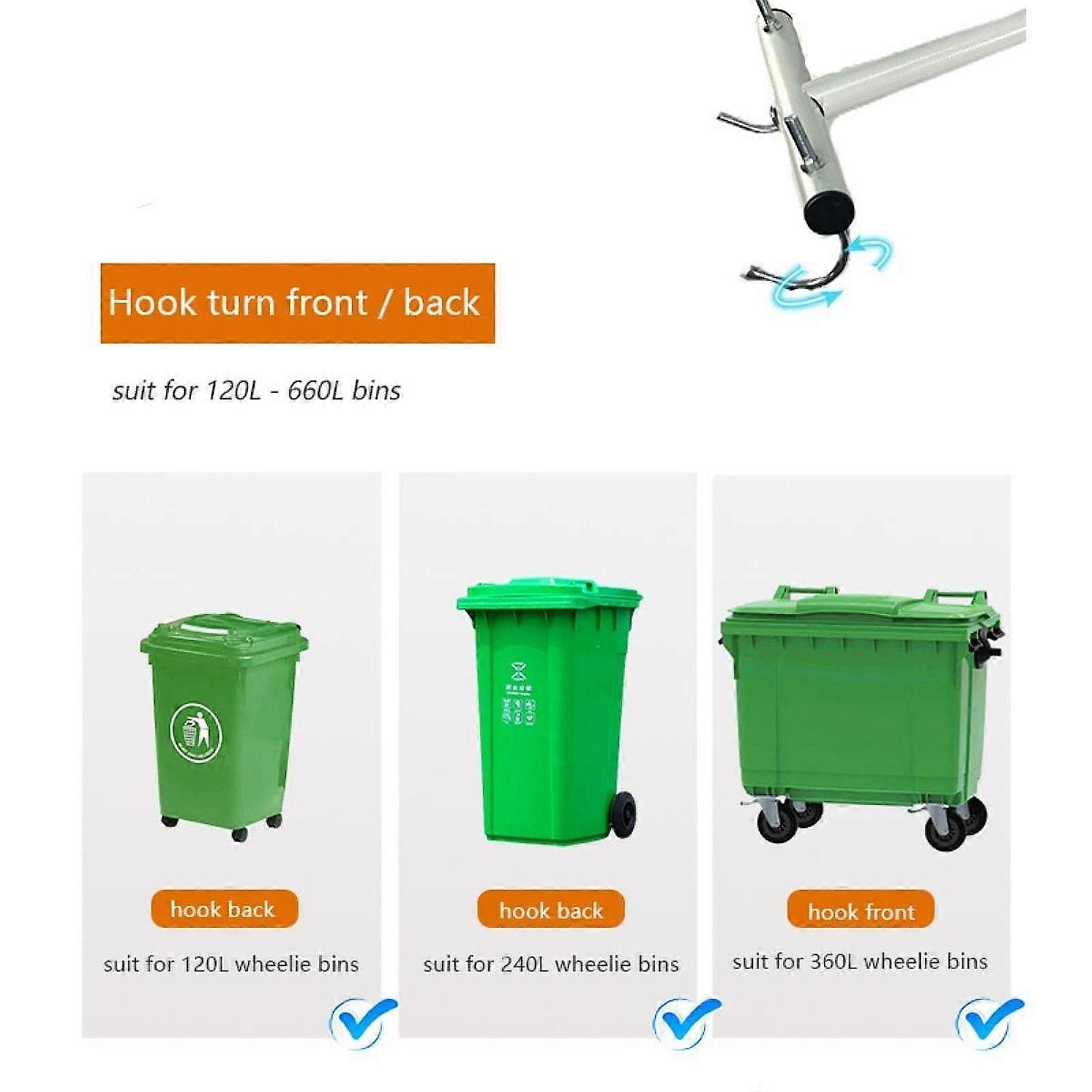 Manual Trash Compactor Tool Sturdy for Outdoor Dustbin Trash Can ...