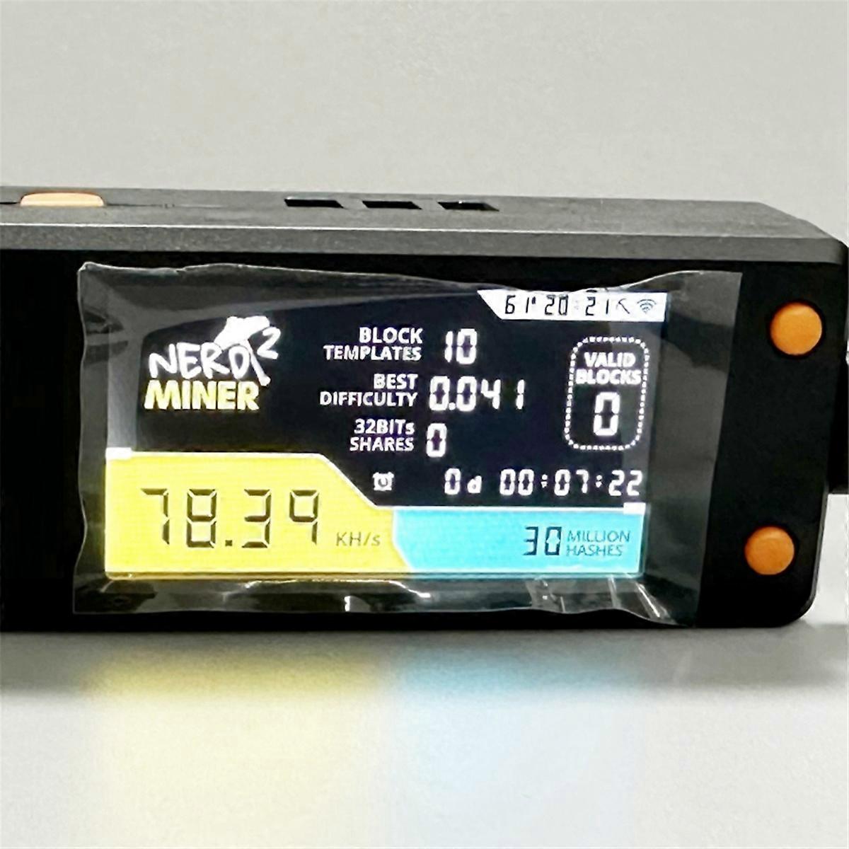 Bitcoin Nerd Miner V2.0 T-Display-S3 BTC Crypto Solo Lotterie Nerdminer Miner LCD Display 78KH/S ...