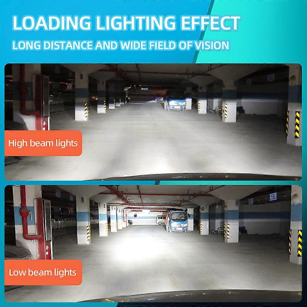 2x 300W 80000LM H1 H4 H7 H11 LED Headlight Bulbs 9005 HB3 9006 HB4 H8 ...