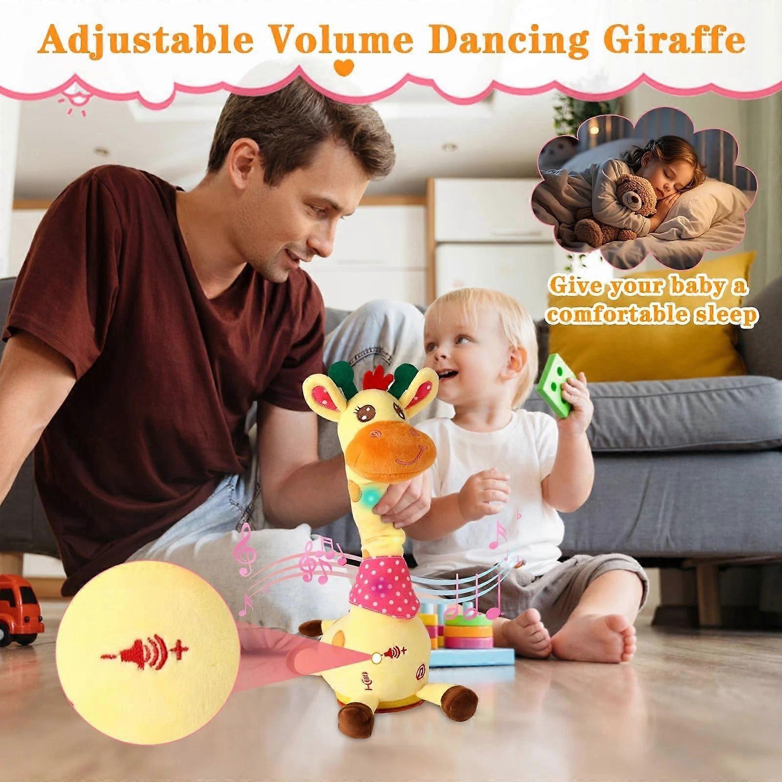 Musical Giraffe Toy, Dancing Singing Giraffe Plush, Repeats What You ...