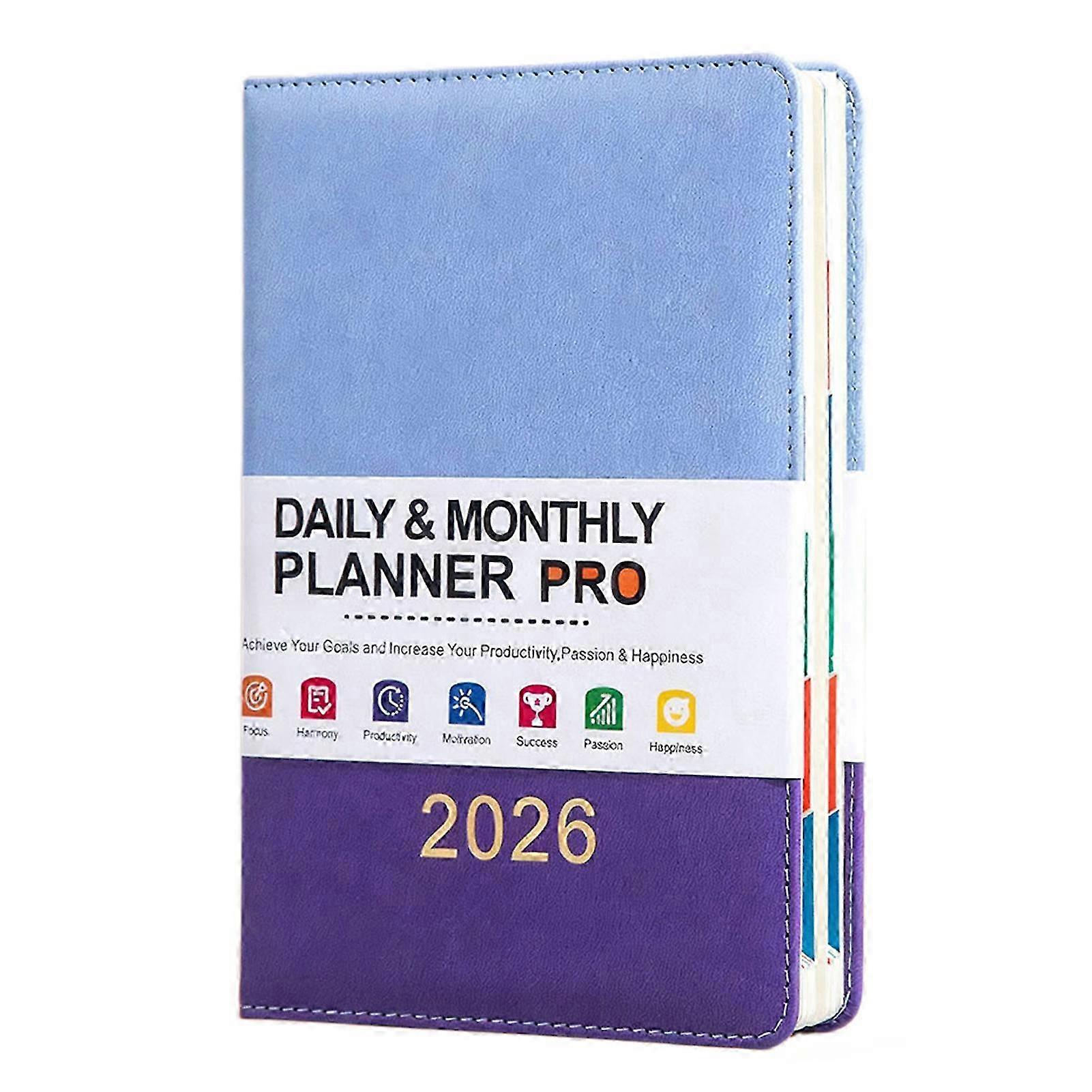 Daily Monthlys Planner 2026 Calendar Book Includes January 2026 to ...