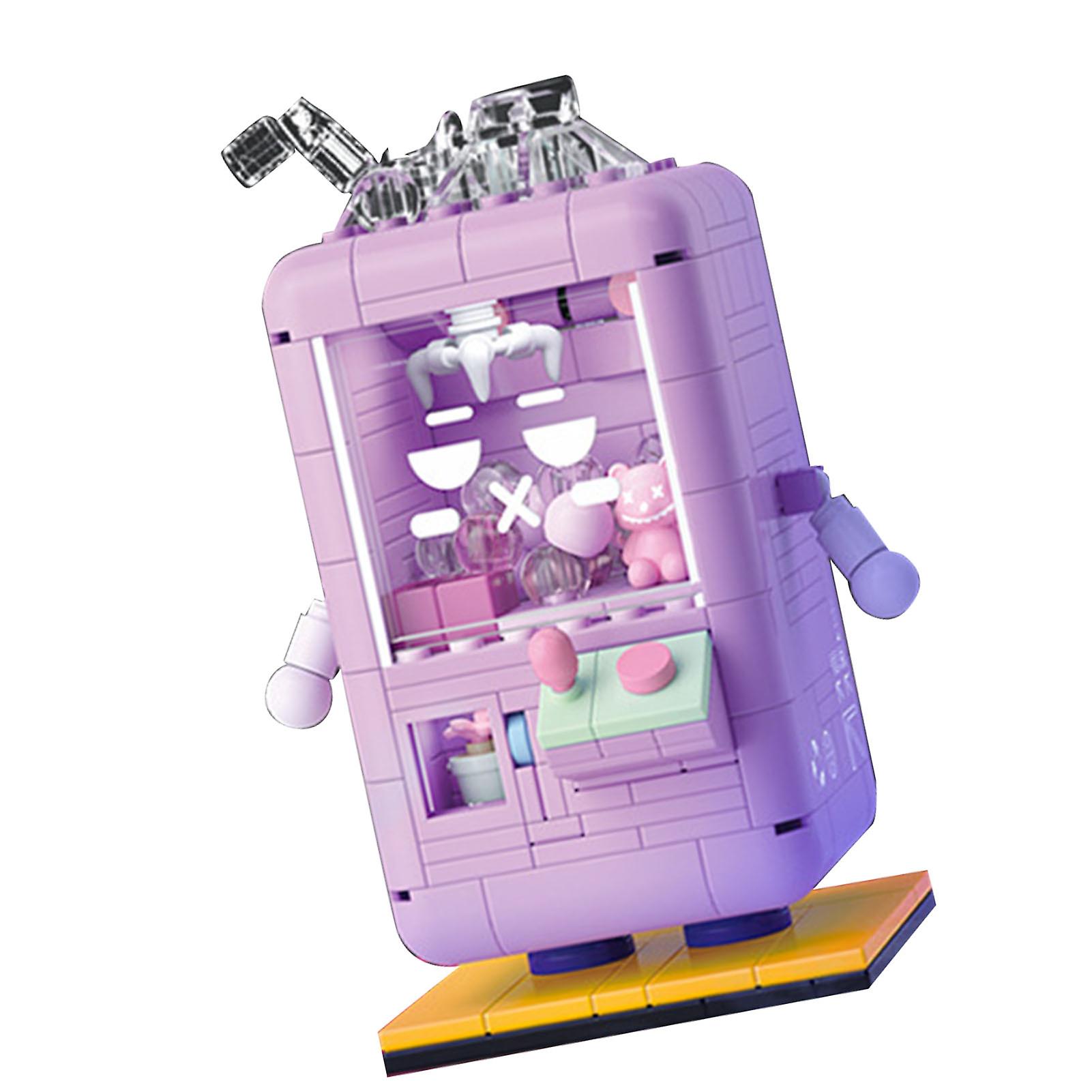 Doll Machine Mini Building Blocks Bricks Set Mini Claw Catch Machines ...