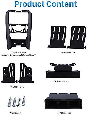 Fascia Panel Installation Kit for Mini R55 R56 R57 2 Din Car Radio DVD ...