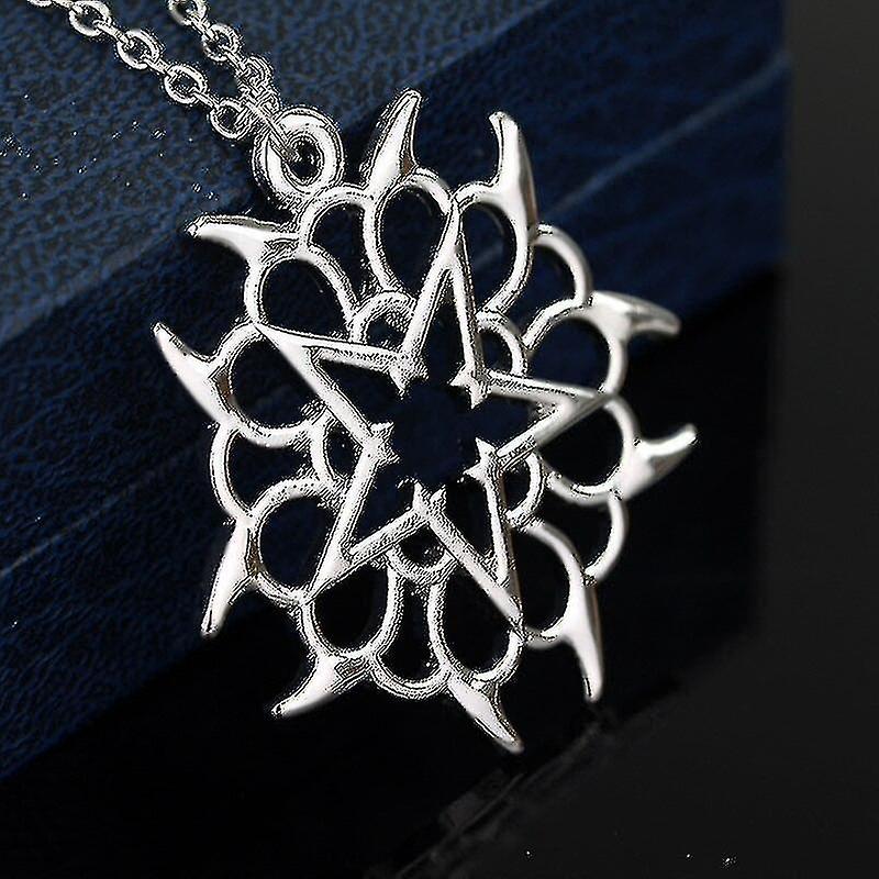 Black Veil Brides Necklace Punk Bvb Logo Pendant Emo Steampunk Gothic ...