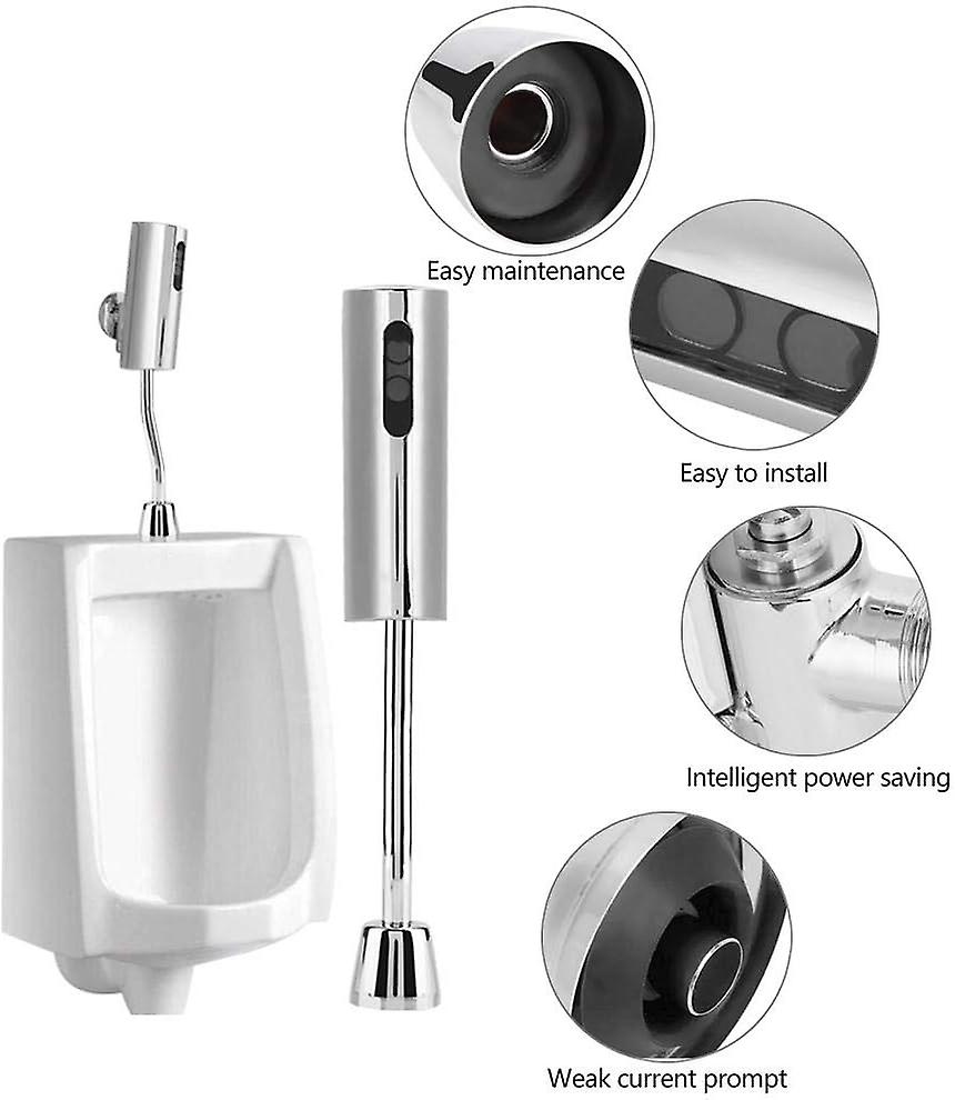 Induction Urinal Flush Valve Fully Automatic Smart Sensor Toilet Faucet ...