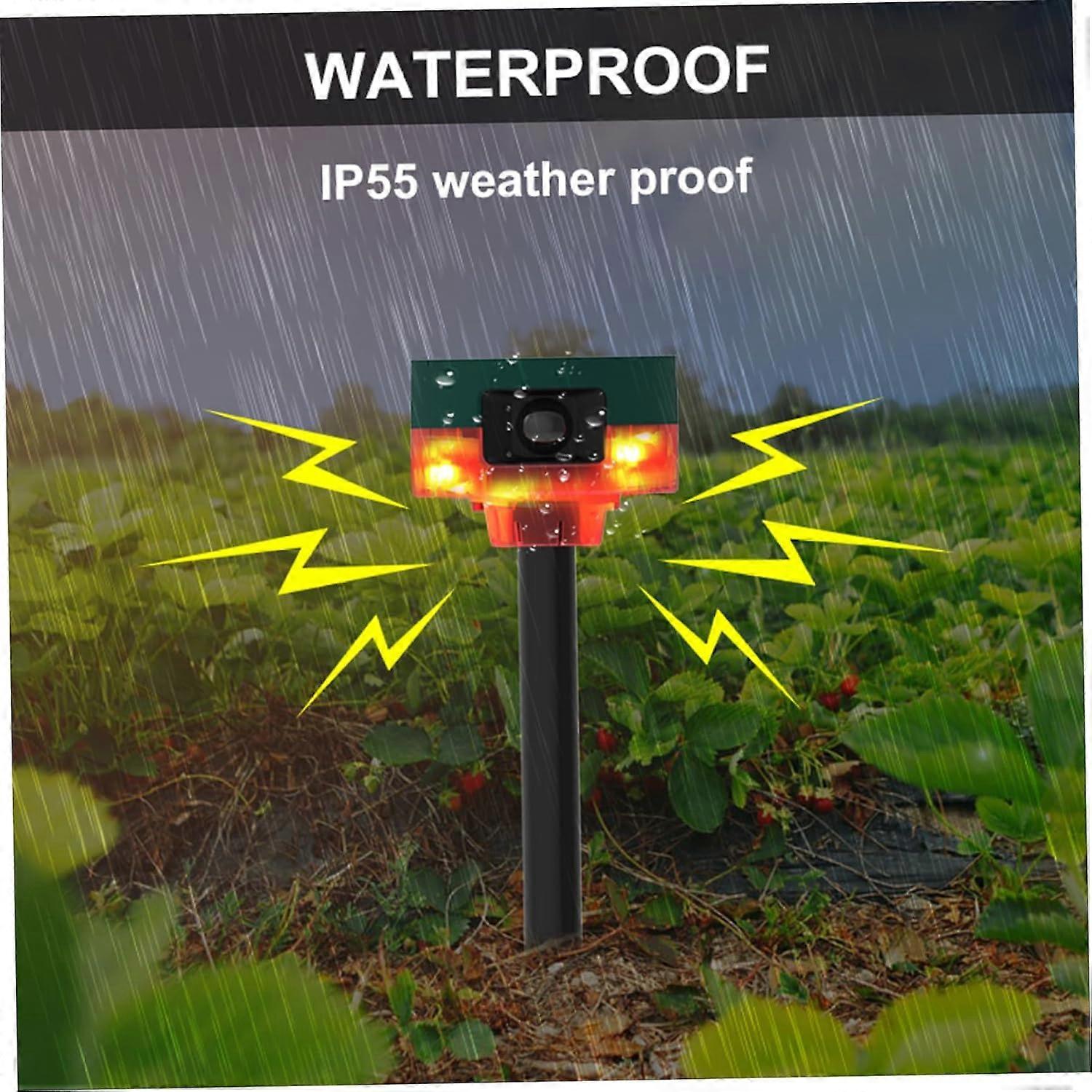 Barking Dog Alarm, 129dB Barking Dog Motion Sensor, Outdoor Motion ...