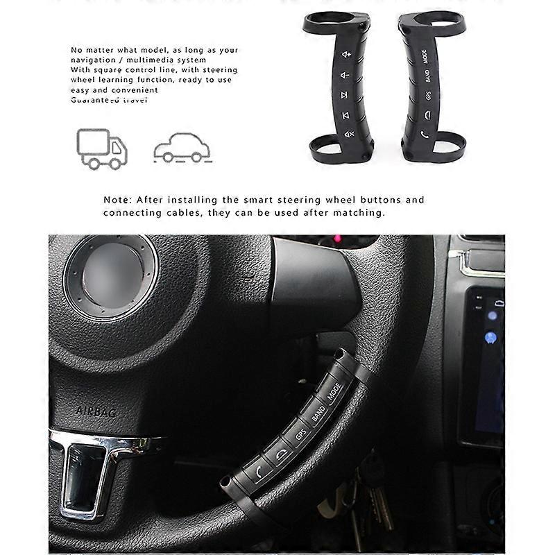 Universal Multi-Function Wireless Steering Wheel Controller Bluetooth ...