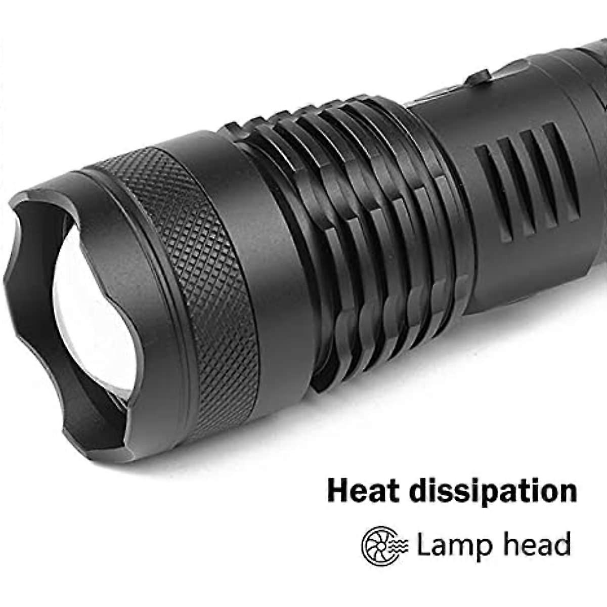 LED Torch Super Bright 5000LM XHP50 Rechargeable Torche 5 Modes ...