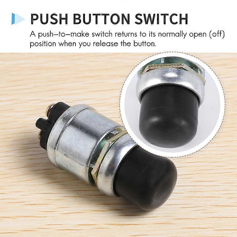 Heavy Duty Engine Push Button Heavy-Duty Momentary Switch 12V Dc ...
