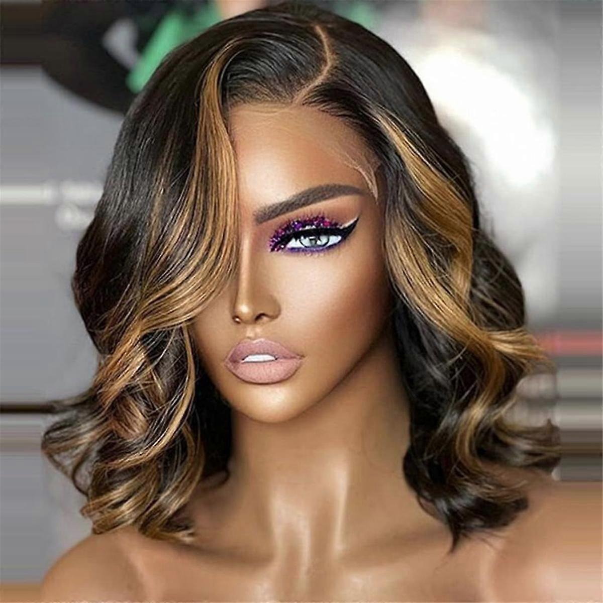 Wig Pre-Pulled Straight Lace Front Wig Women'S Wig Glueless Front ...