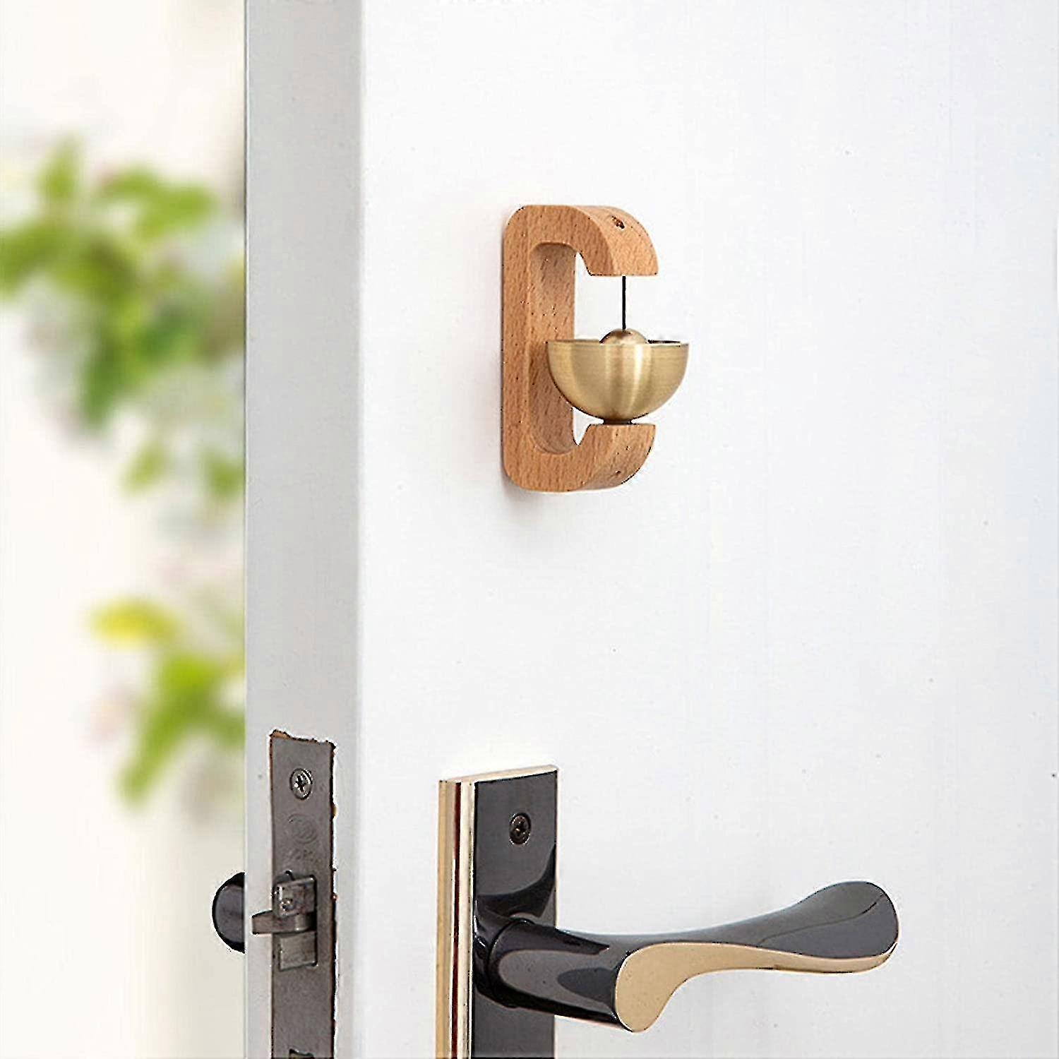 Craft Door Bell,wooden Magnetic Mount Decorative Bell,commercial ...
