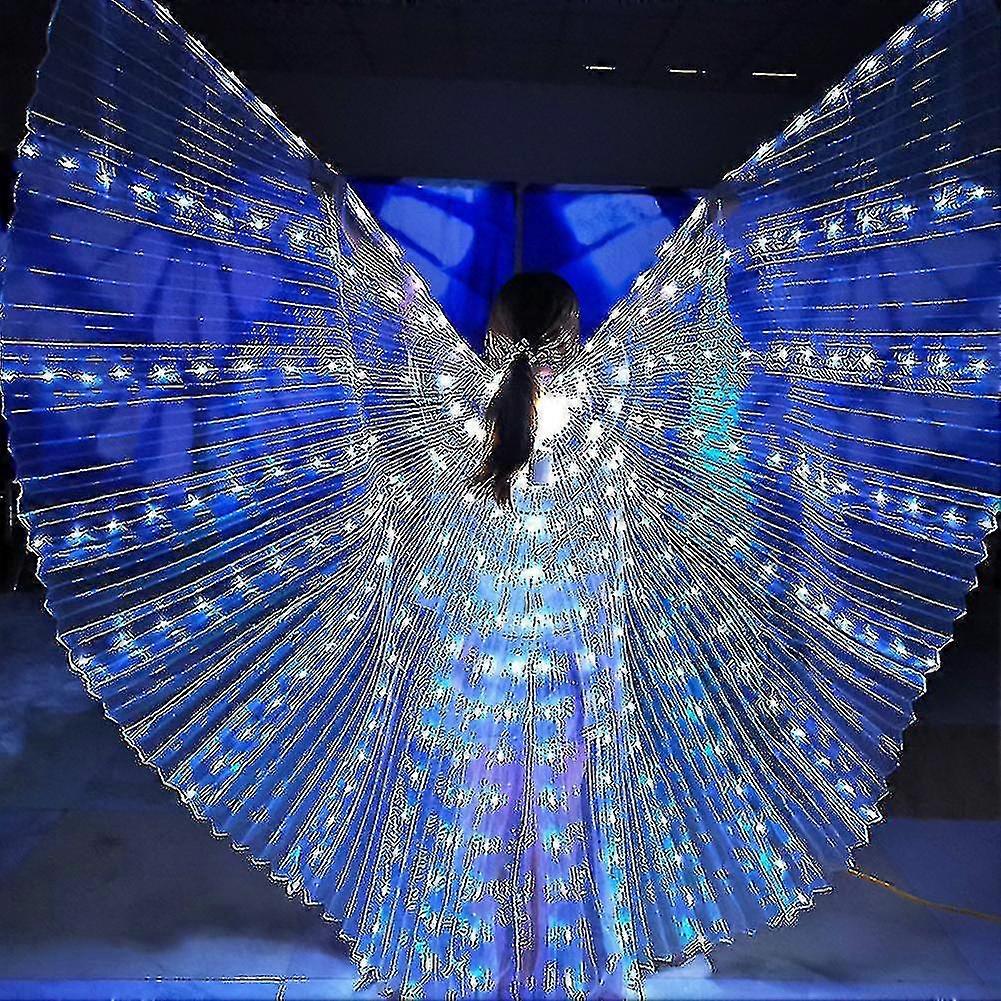 Rion Light Up Led Wings Glow Belly Dance Performance Led Angel Wings ...