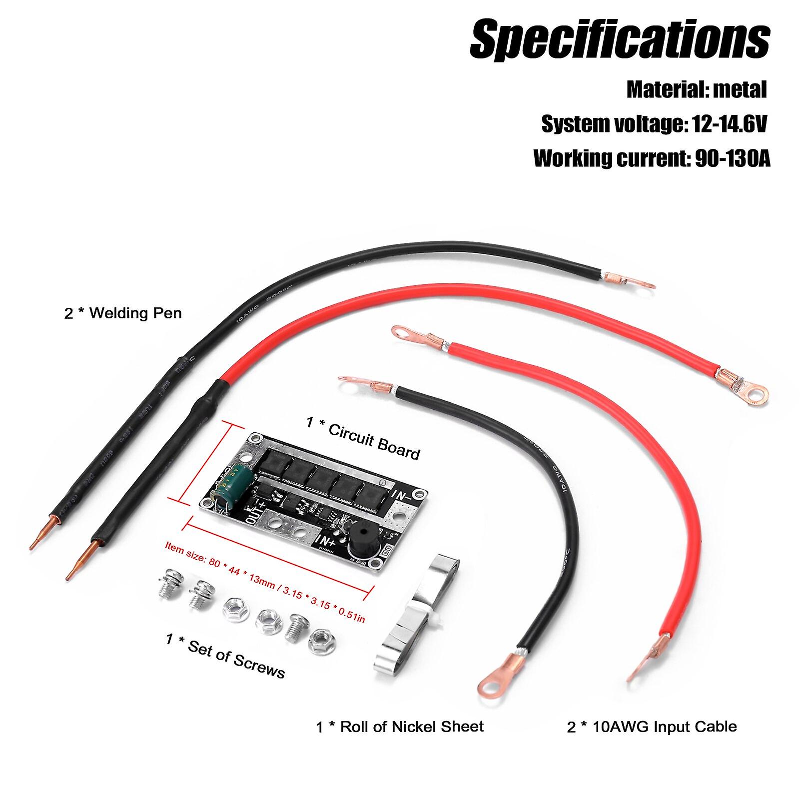 12v Spot Welder Set Portable Battery Spot Welding Storage Machine Diy ...