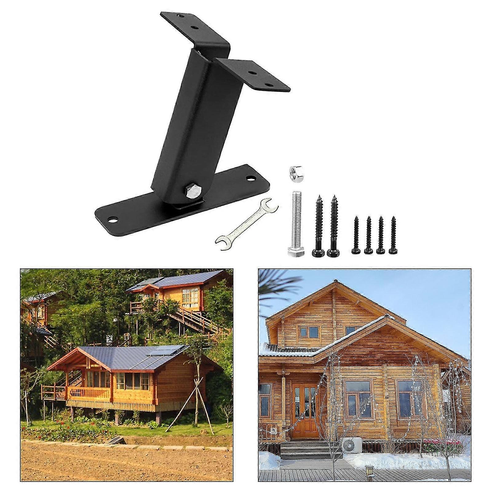 Roof Riser Brackets Roof Riser Beam Bracket Black Stable Frame ...