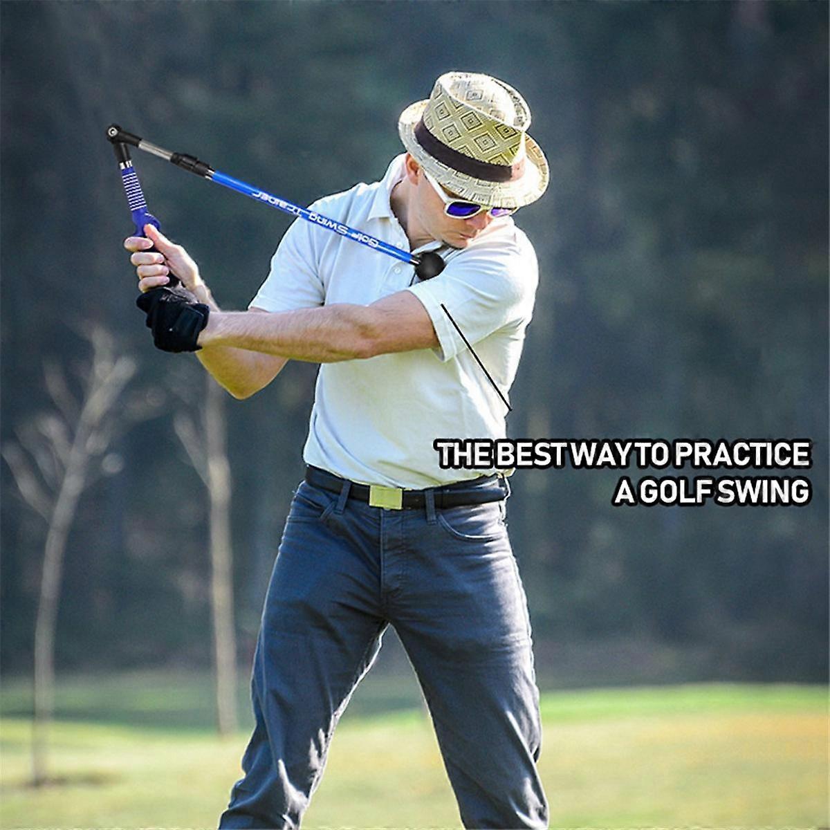 Golf Training Aid Multi Adjustable Golf Swing Training Aid Stick ...