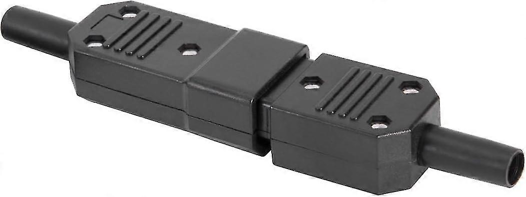 1Pair AC250V 10A IEC C14 Male C13 Female, 3 Pins Terminals Inline Adaer ...
