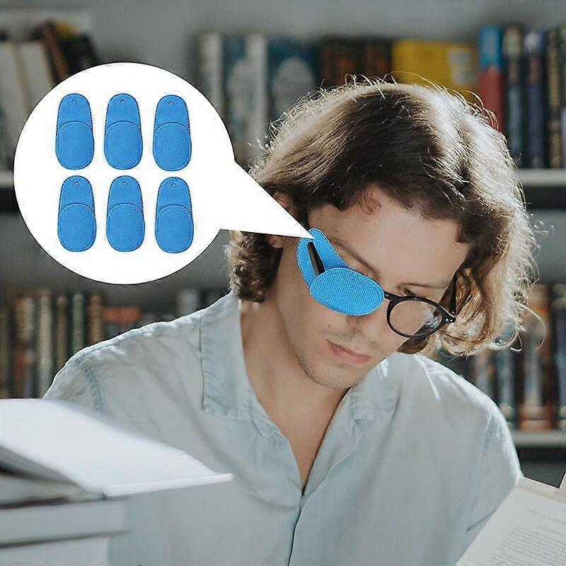 6 Pieces Eye Patches for Glasses, Reusable Eye Patches to Cover Left ...