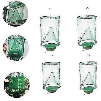 4 Pack Ranch Fly Traps Outdoor Hanging Reusable Stable Fly Killer Cage ...