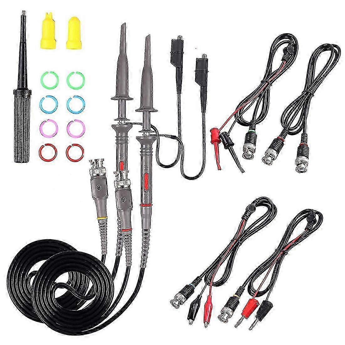 Universal Oscilloscope Probe with Accessories Kit 100MHz Oscilloscope ...