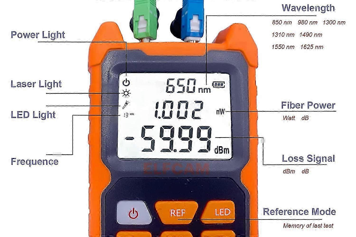 Portable Optical Multimeter E-200 Photometer with VFL, Test Range: -70 ...