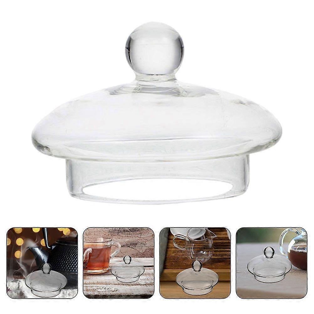 Glass Teapot Lid Clear Tea Pot Lid Transparent Tea Kettle Replacement ...