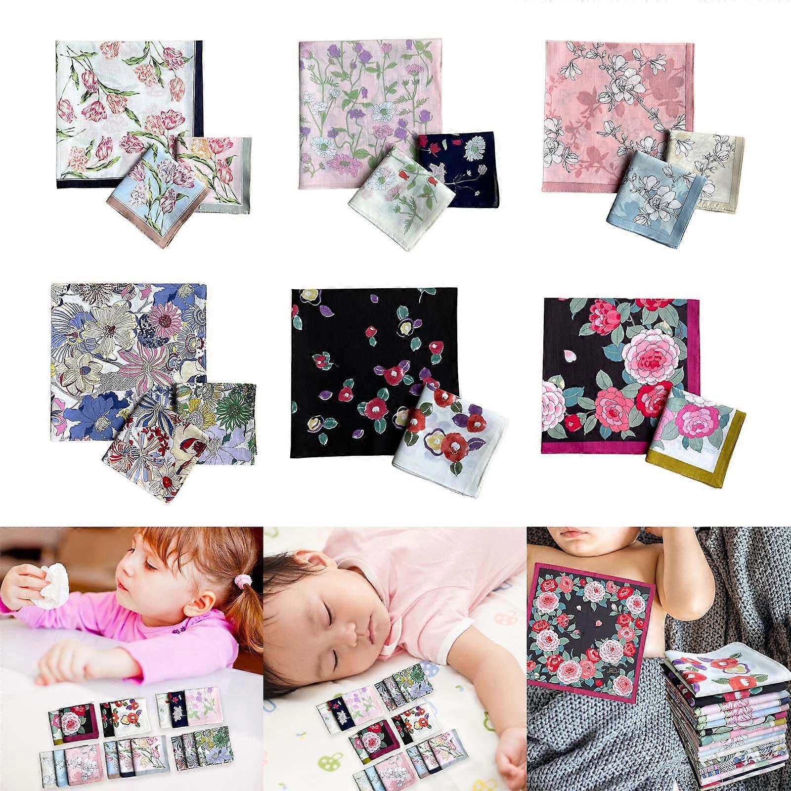 Floral Pattern Handkerchief for Women Wedding Handkerchief Pocket ...