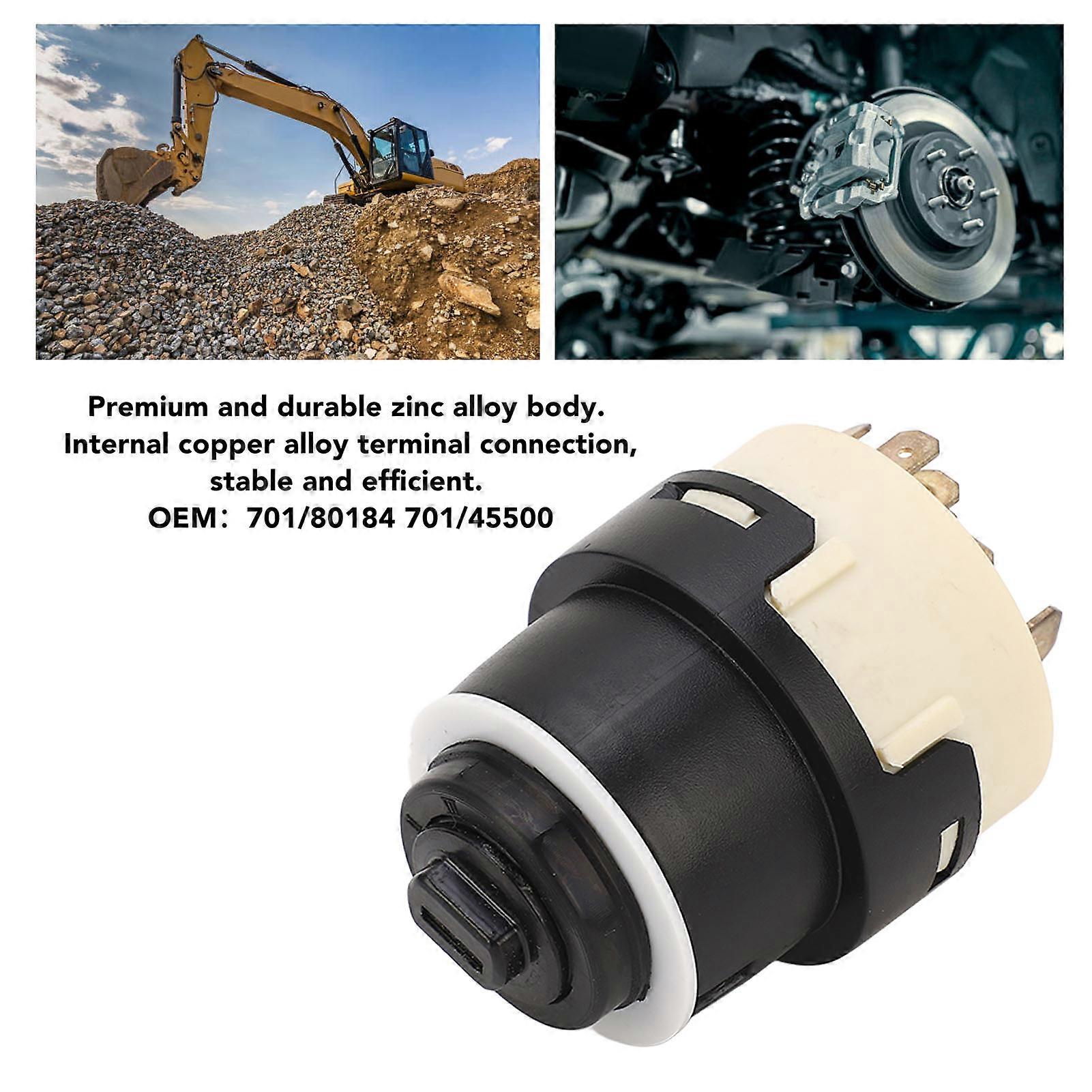 JCB Ignition Switch 701 80184 701 45500 with 2 Keys for 9-Wire 3CX 4CX ...