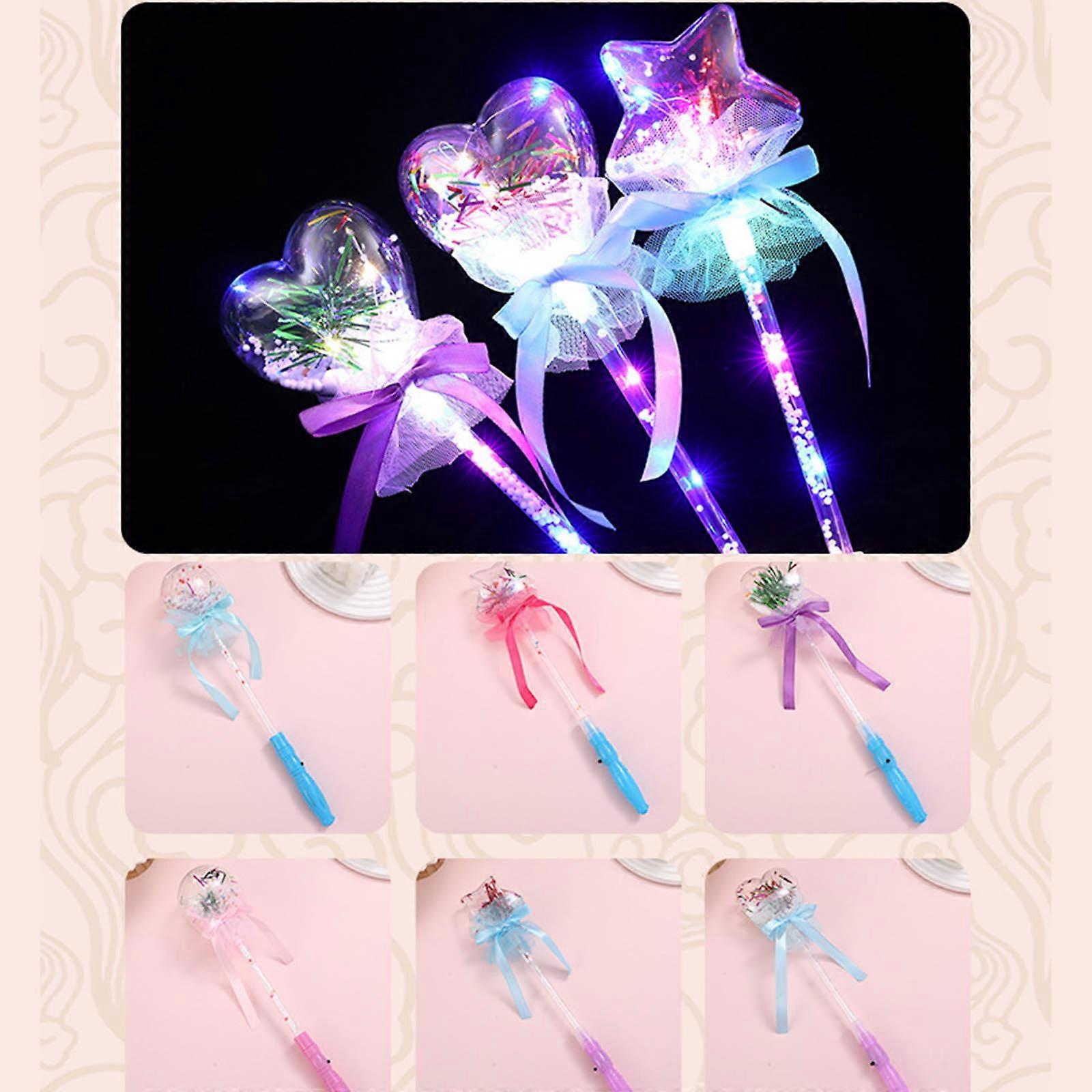 10PCS Flashing Magic Sticks LED Stick Princess Wand Stage Props ...