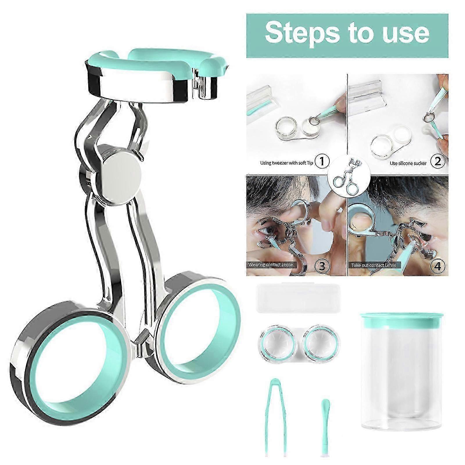 Contact Lens Insertion and Remover Tool Set, High Elasticity Silicone ...