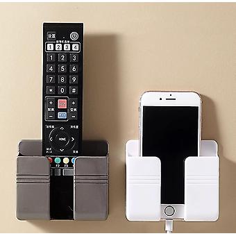 2 Pack Wall Mount Mobile Phone Charger Holder, 3m Adhesive Remote Wall ...