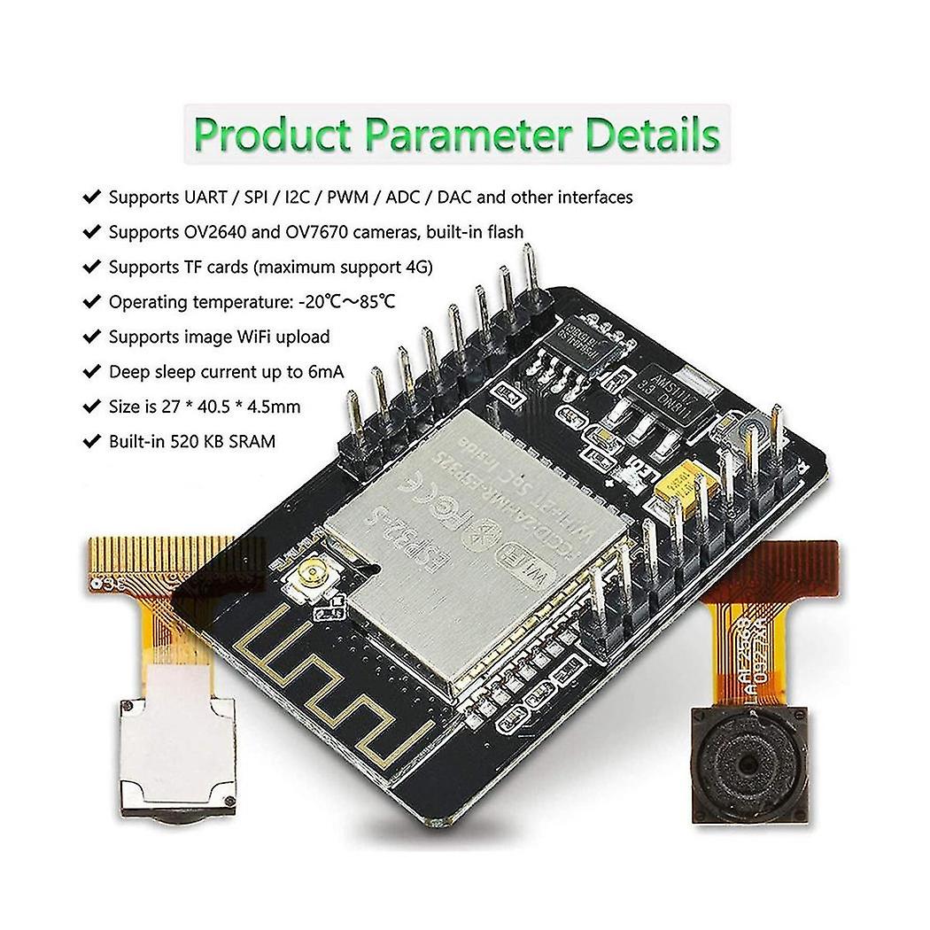 Esp32-cam Wifi + Bluetooth Module Camera Module Development Board Esp32 ...