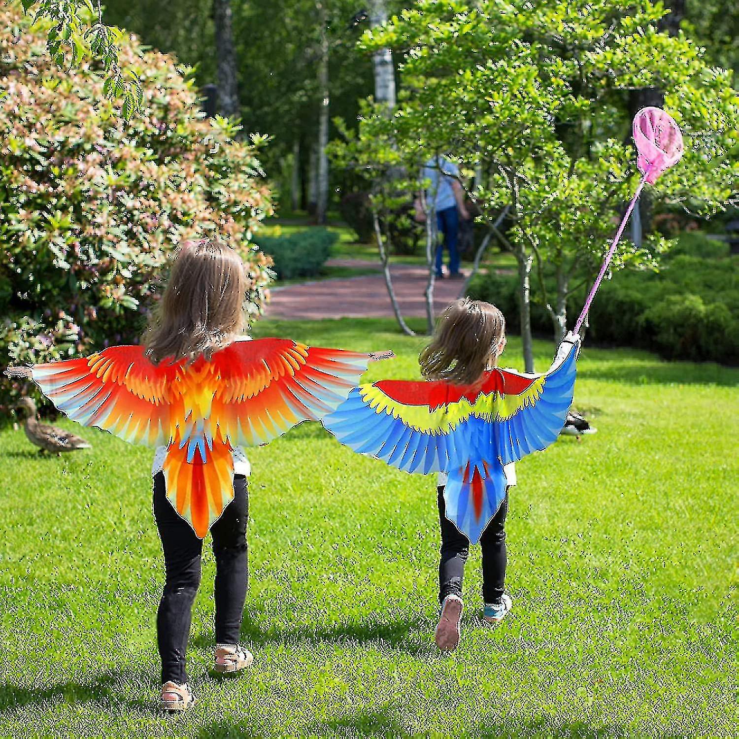 Bird-costume Parrot-wings For Kids With Bird Mask, Eagle Dress-up Wings ...