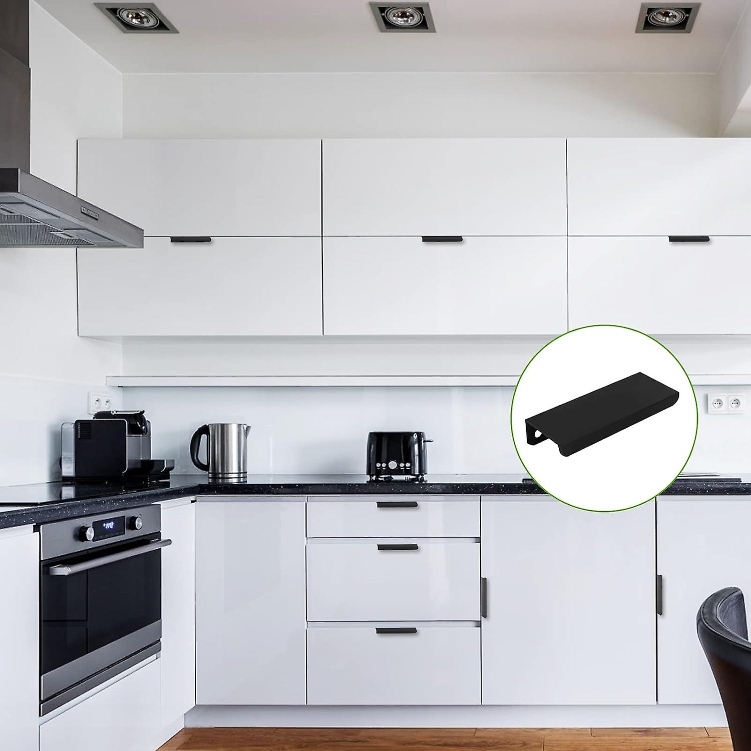 Invisible Cabinet Handle, 12Pcs Concealed Door Handles for Cabinets and ...