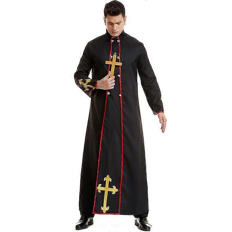 Adult Medieval Priest Robe Costume | Fruugo UK