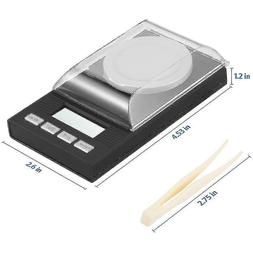 Digital Milligram Pocket Scales 0.001g X 50g, Electronic Weighing ...