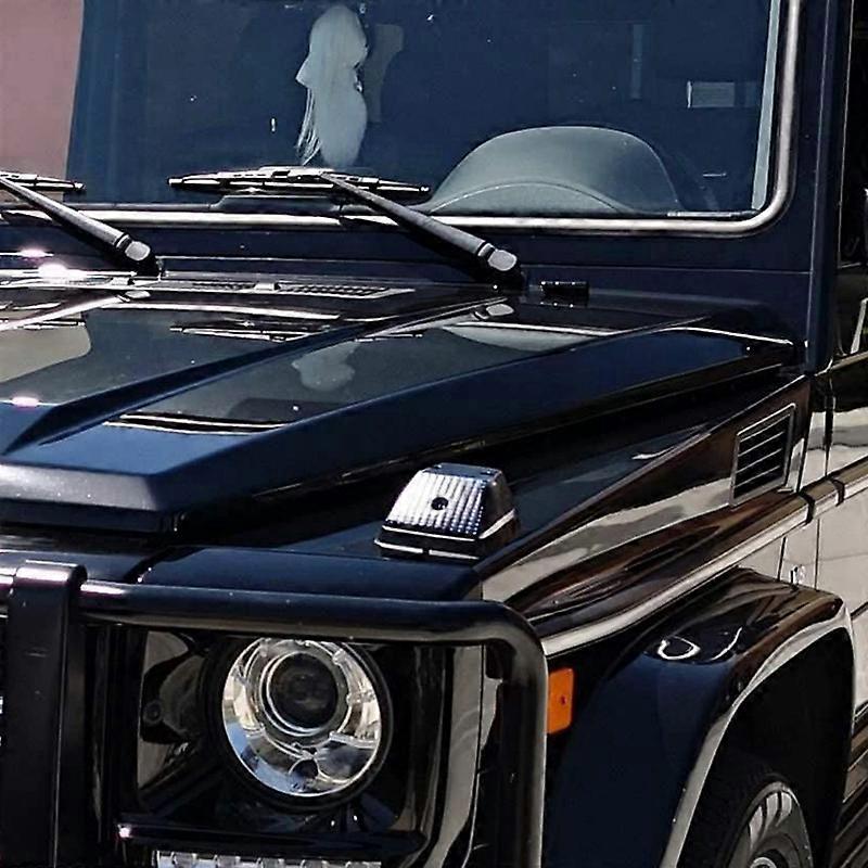 Car Gloss Black Front Turn Signal Lamp Lenses for Mercedes Benz W463 G-Class G500 G550 G55 G63 ...