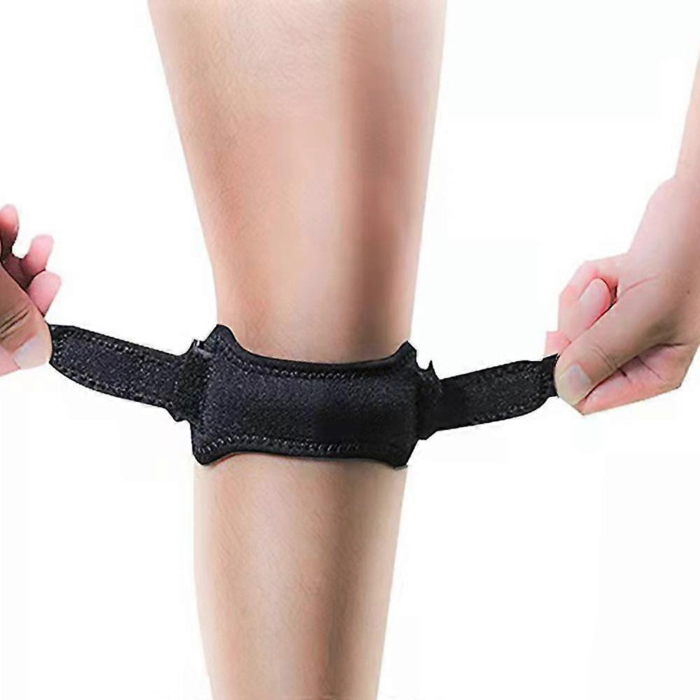2pcs Adjustable Knee Patella Brace Tendon Strap Knee Guard Breathable ...
