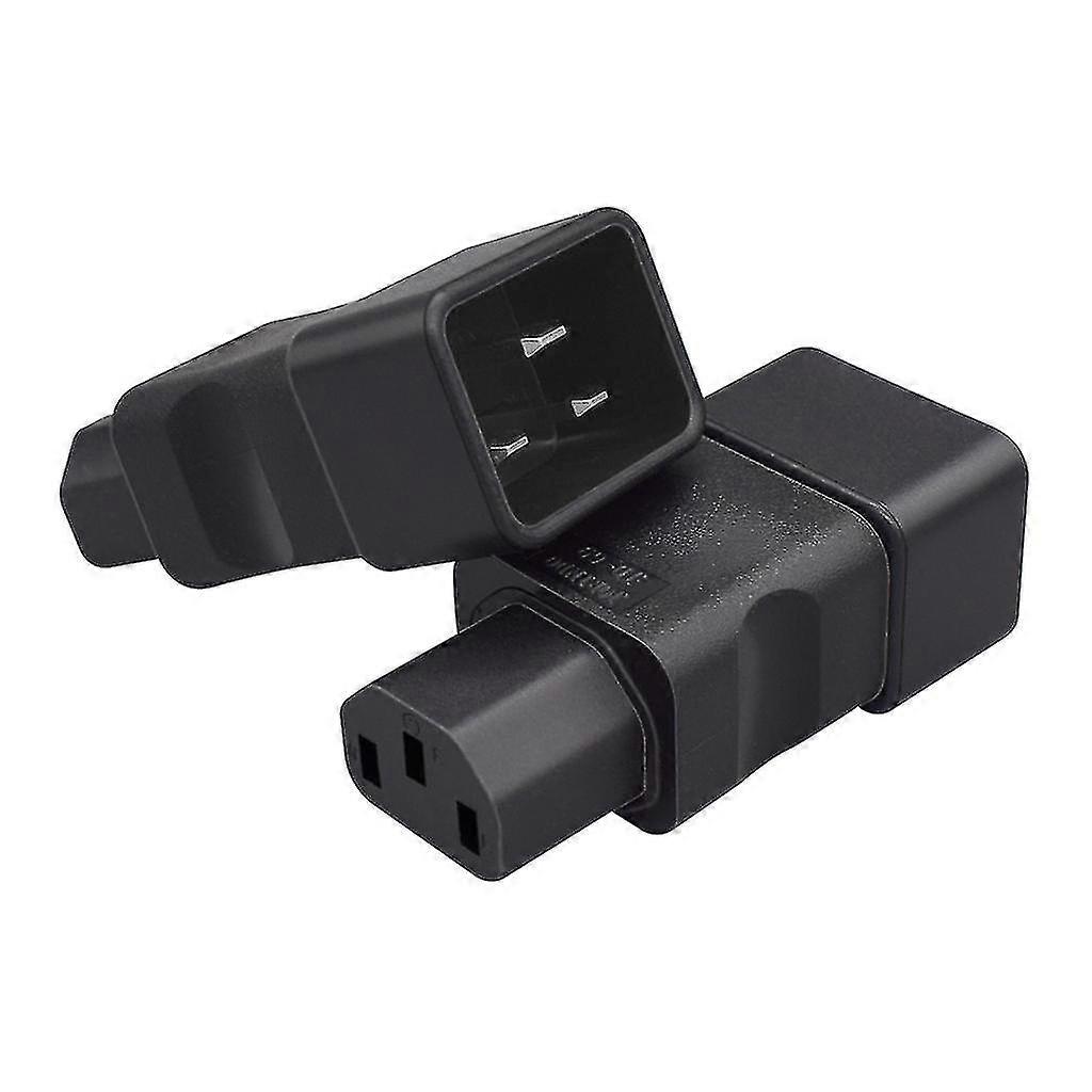 C20 to C13 Connector Power Plug Male To Female Converter 10A 250V Black ...