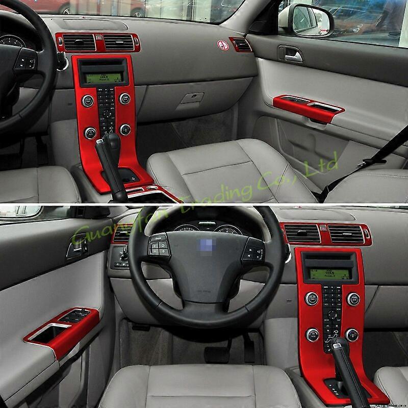 Till Volvo S40 V50 C30 Självhäftande Bil Dekaler Kolfiber Vinyl Central ...