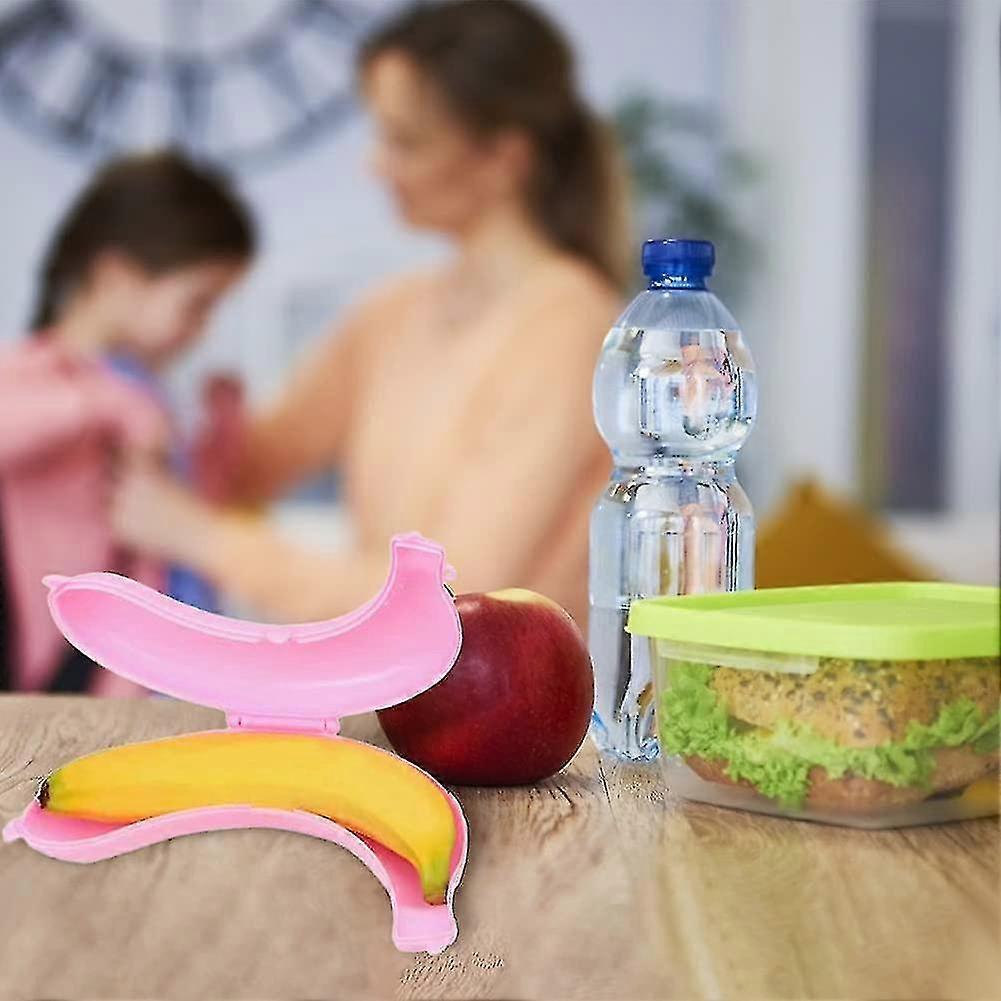 Banana Box, 3 Pack Different Color Banana Holder Outdoor Travel Cute ...