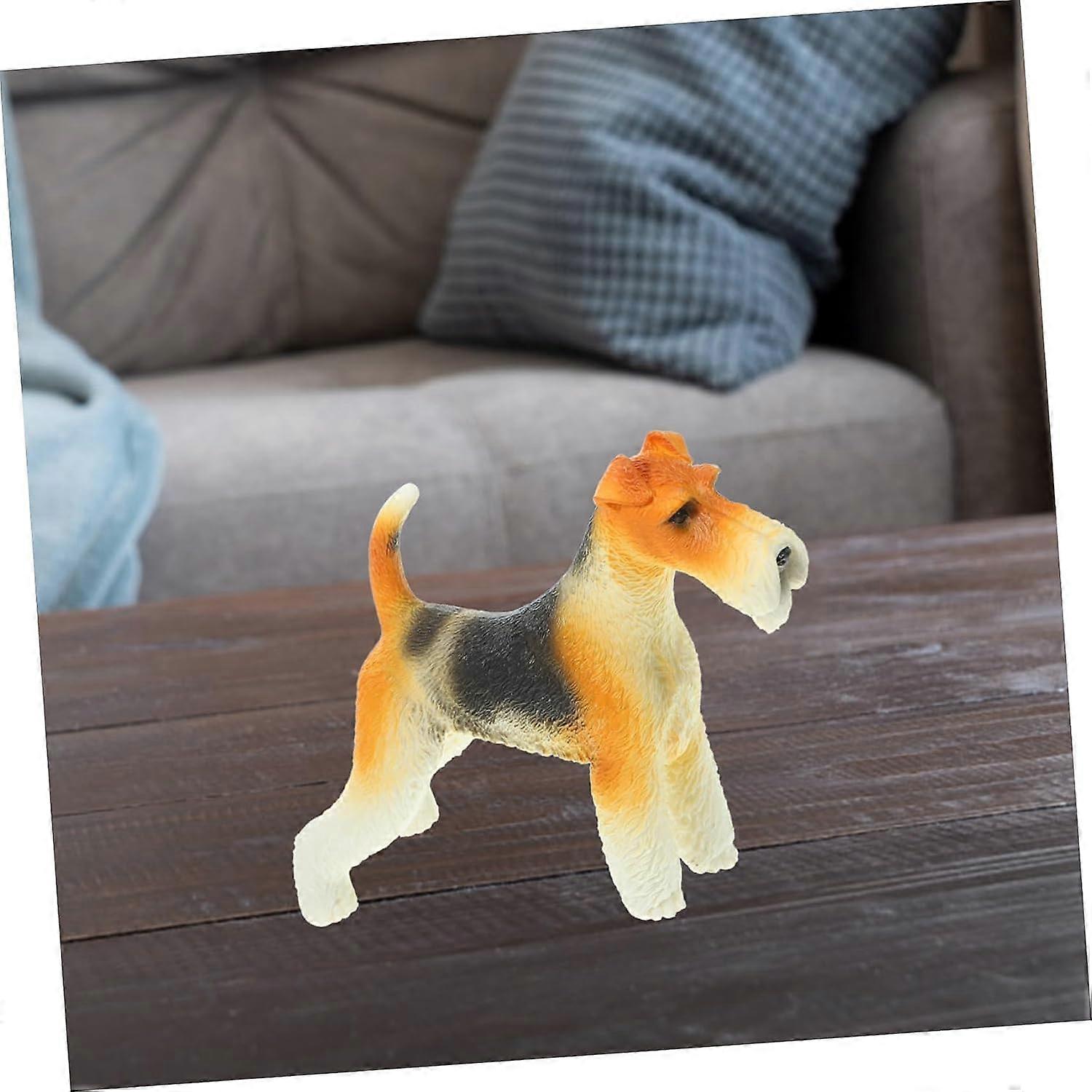 toy home decor dog figure decor dog ornament animal model dog figurine ...