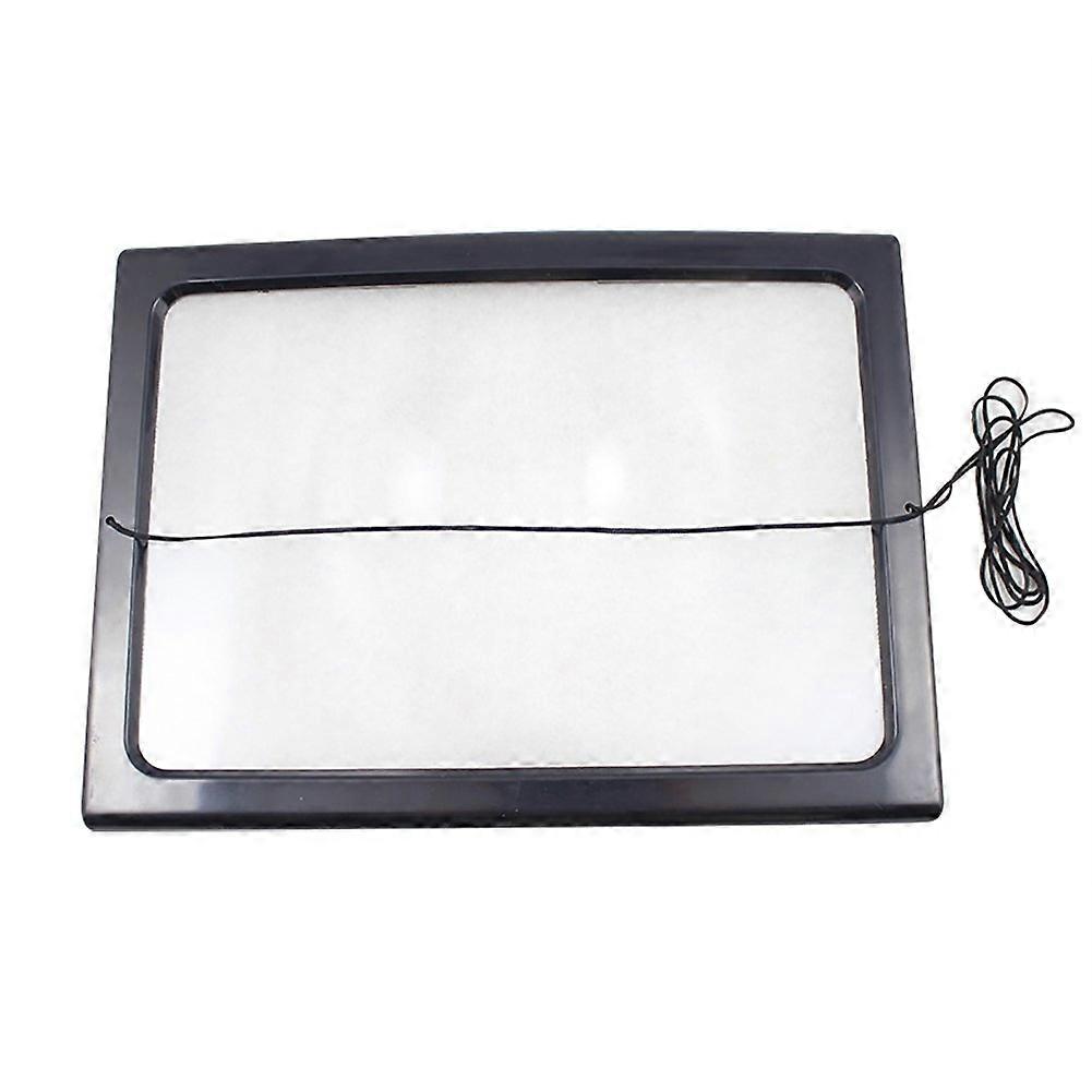2024 Suitable A4 Desktop Magnifier Hands Free Rectangle Full Page ...