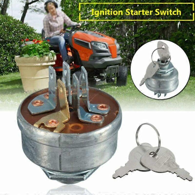 Lawn Mower Tractor Ignition Start Switch, 5 Pin Tools Ignition Start ...