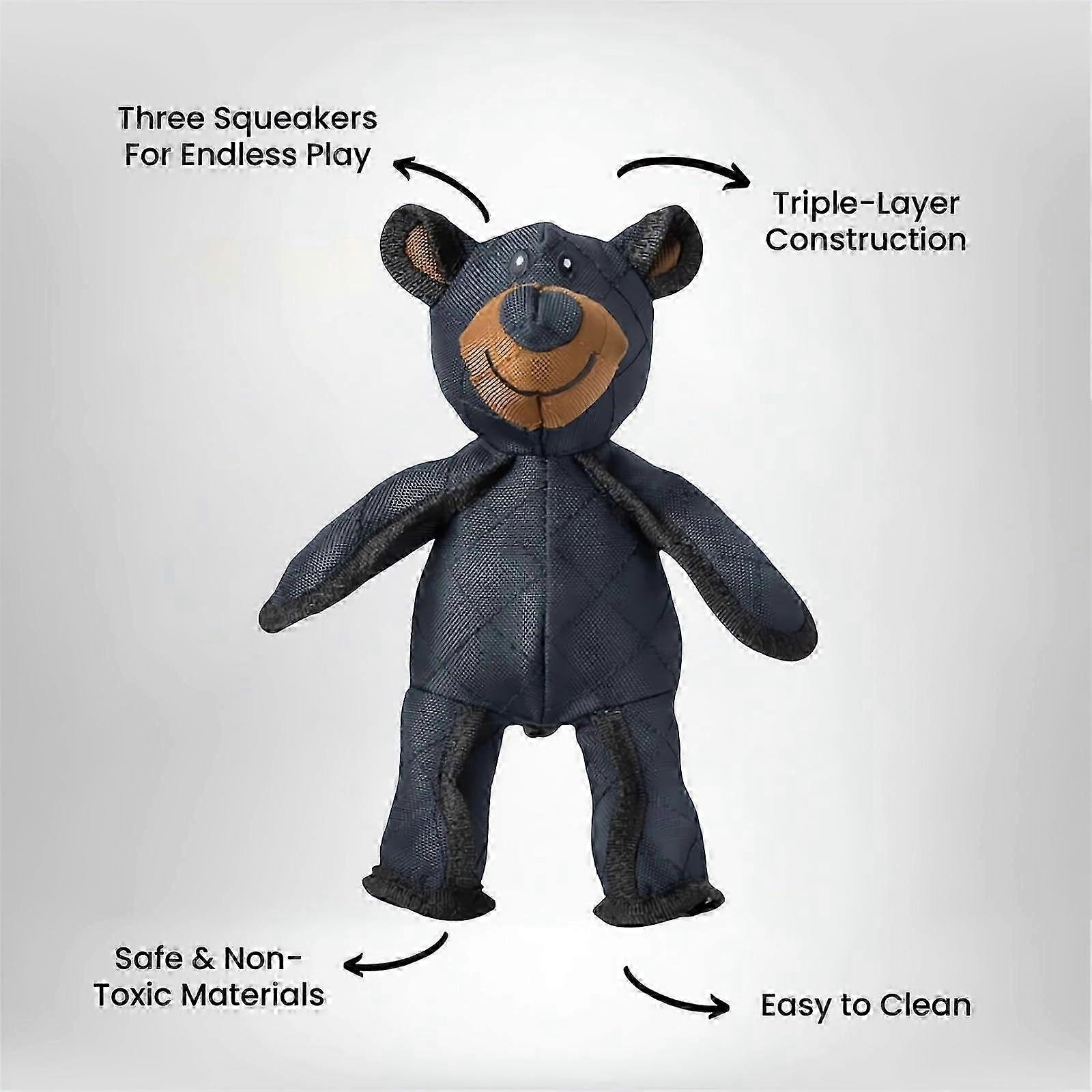 Bear Dog Unbreakable Teddy Extreme Bear 2.0 Dog Toys Aggressive Chewers ...