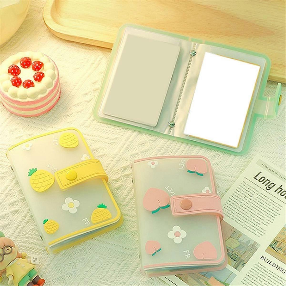 Postcard Storage Folder Album Mini Idol Card Album Card Collection Book ...