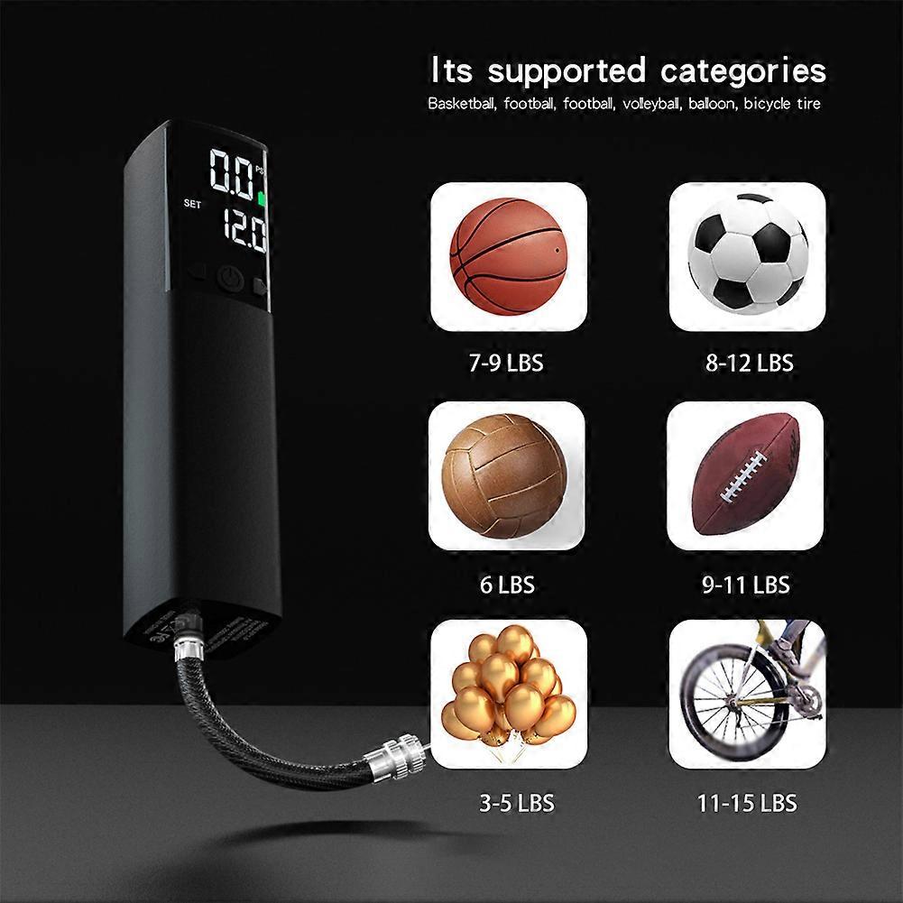 Electric Ball Pump,smart Air Pump Portable Fast Ball Inflation With ...
