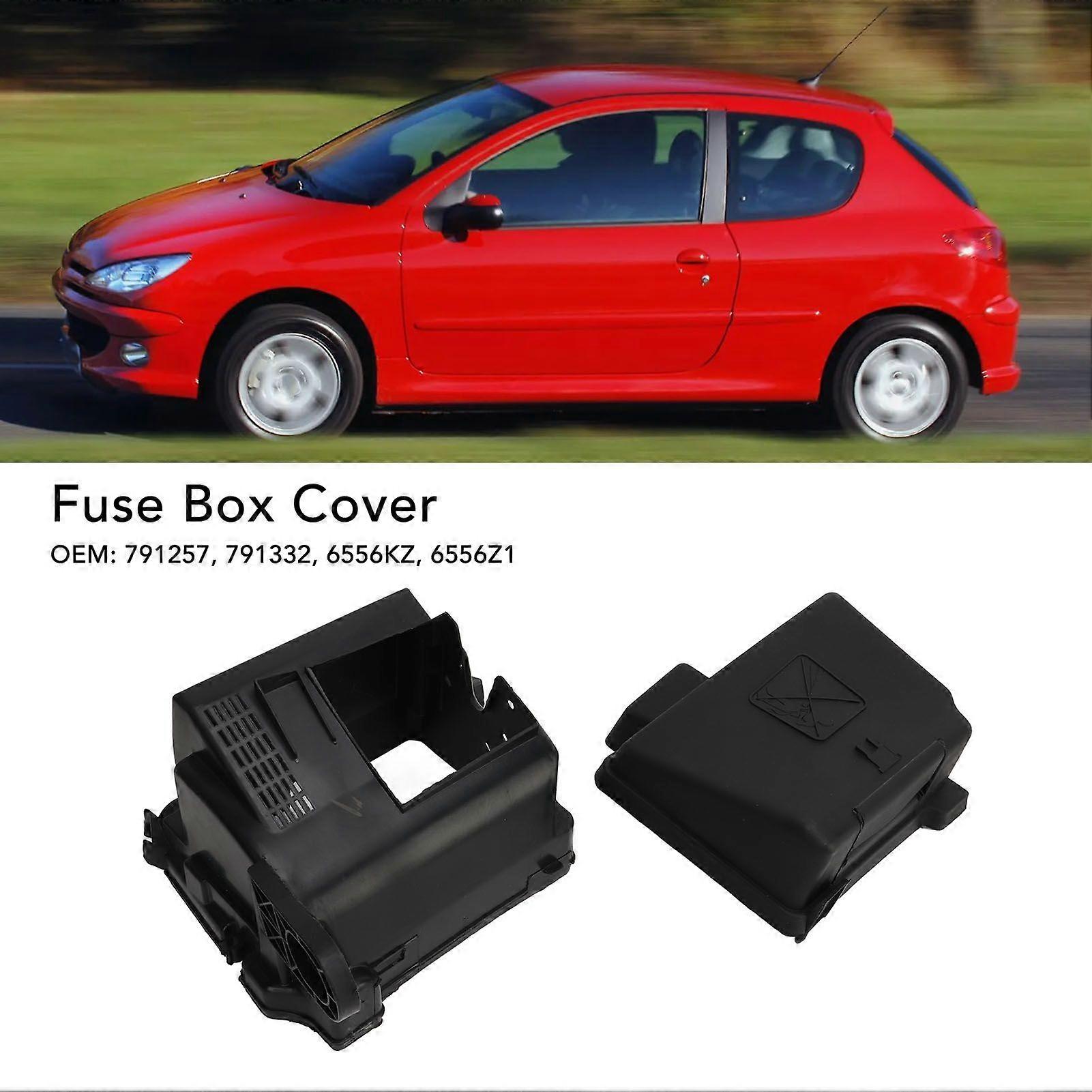 Fuse Box Cover with Base 6556Z1 Black Circuit Protection Replacement ...
